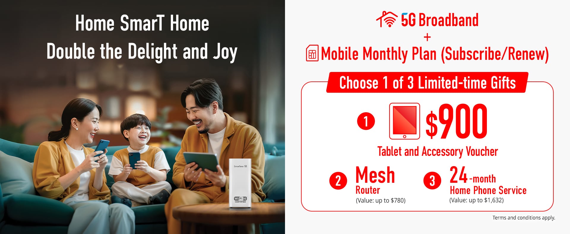 1+1 Flexi Combo - SmarTone